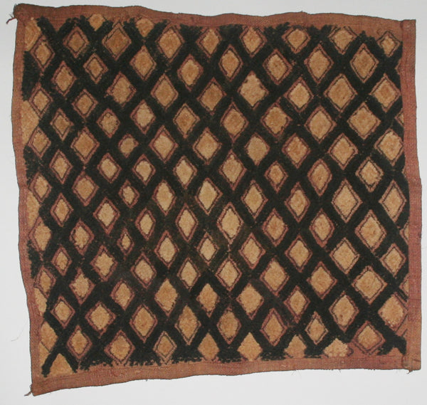 African Kuba Shoowa Cloth 17 Vintage Handwoven in the Congo DR 18" X 2 ...