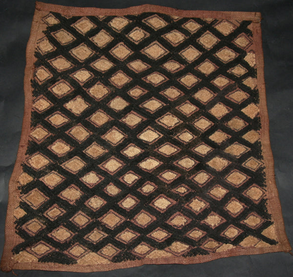 African Kuba Shoowa Cloth 17 Vintage Handwoven in the Congo DR 18" X 2 ...